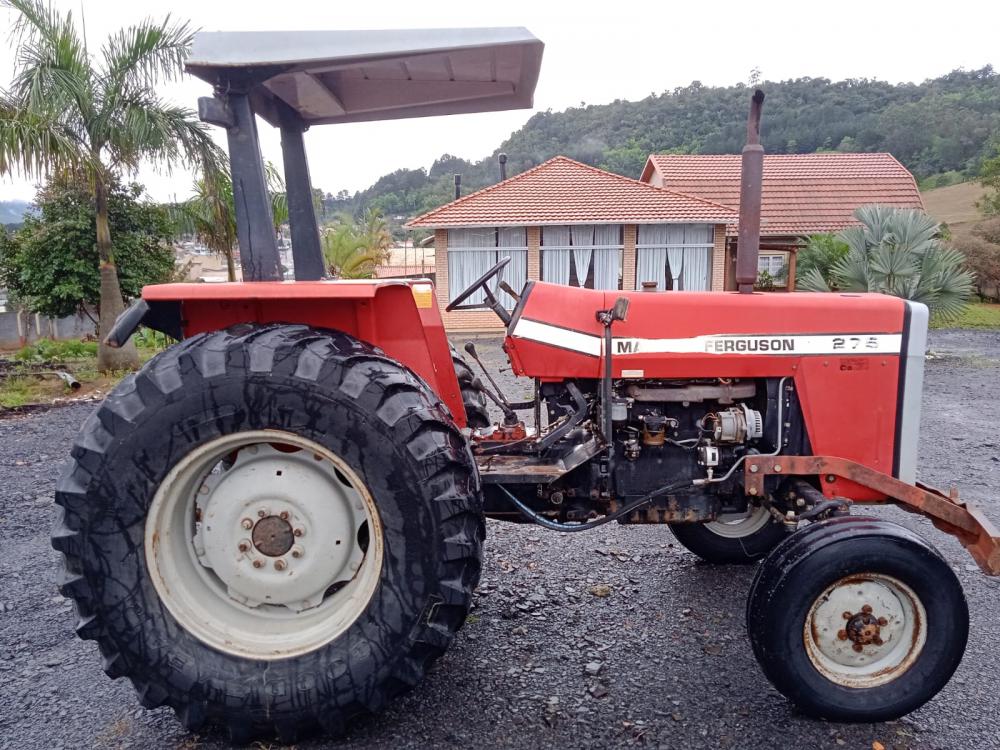 Trator 4x2 Massey Ferguson MF275 série 03 alavancas, c/ saída comando ...