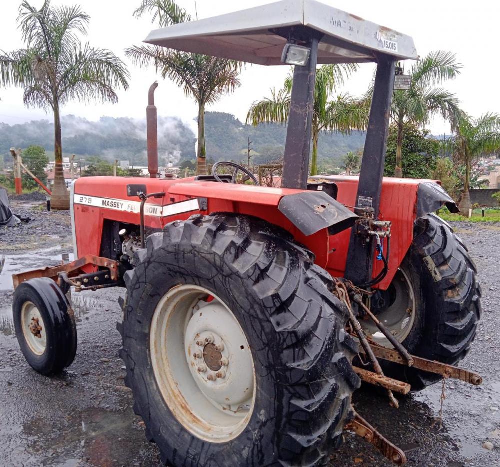 Trator 4x2 Massey Ferguson MF275 série 03 alavancas, c/ saída comando ...
